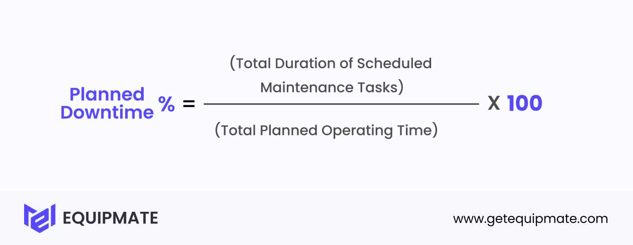 what-is-planned-downtime-and-how-to-calculate-it | Equipmate